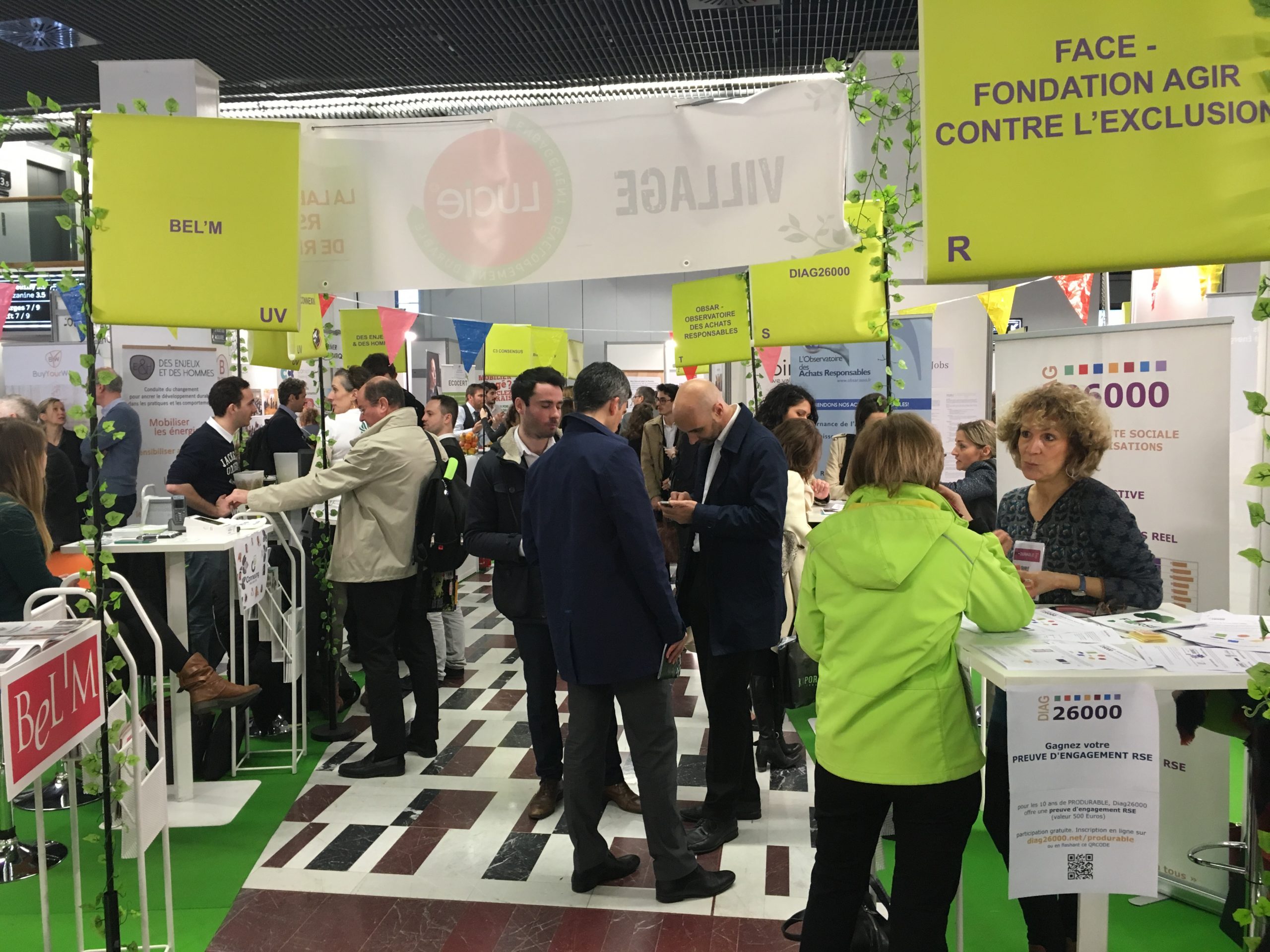 Plein stand à PRODURABLE : DIAG26000